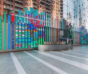 150 Media Stream Multimedia Art Installation Opens in Chicago | I+S Design