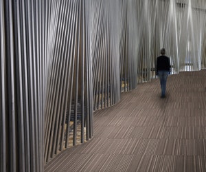 Smithfield Stripe and Finsbury Square by InterfaceFLOR | I+S Design