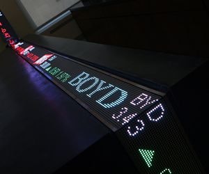 Custom LED Solutions: A ticker tape with the poise of a contemporary ...